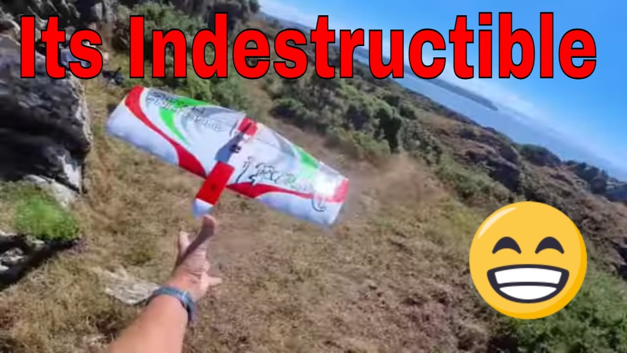 Indestructible Dammit flying wing - YouTube