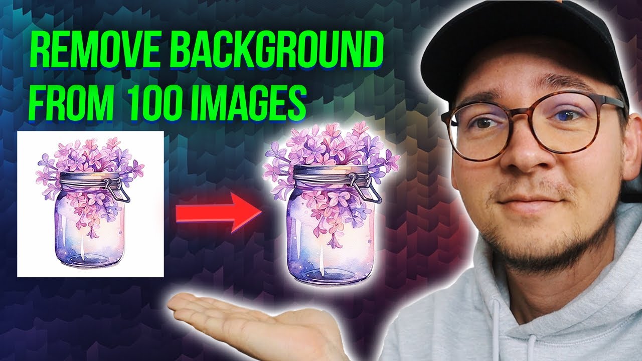 How To Remove Background From AI Art (100 At One Time) - YouTube