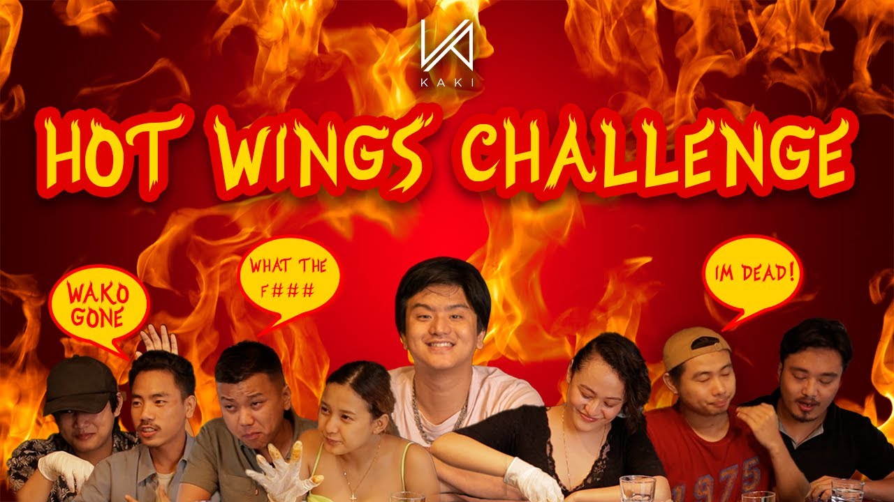 KAKI Office Games : Spicy Hot Wings Challenge - YouTube