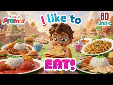 🌟 Little Ammar: I like to EAT! Compilation | From the Makers of Omar & Hana | Durioo+