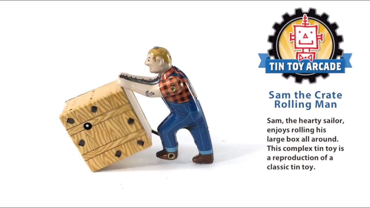 Sam the Crate Rolling Man - YouTube