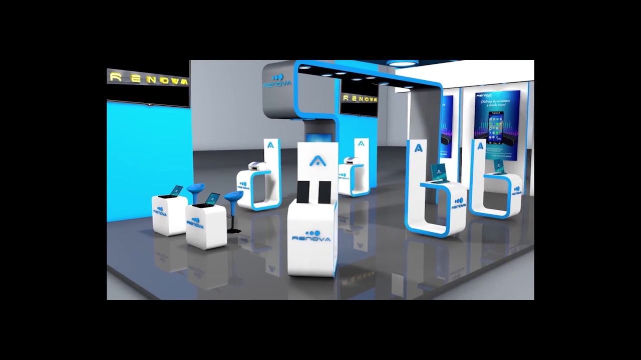 stand 3d en cinema 4D? stand 3d en cinema stand 3d - YouTube