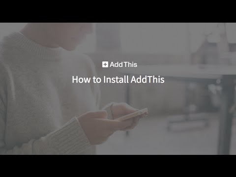 WEBINAR: How to Install AddThis - YouTube