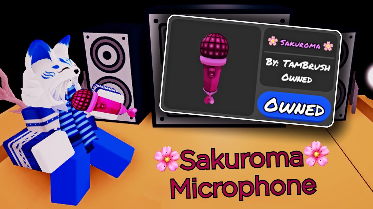 Funky Friday How To Get 🌸 Sakuroma🌸 Microphone - YouTube