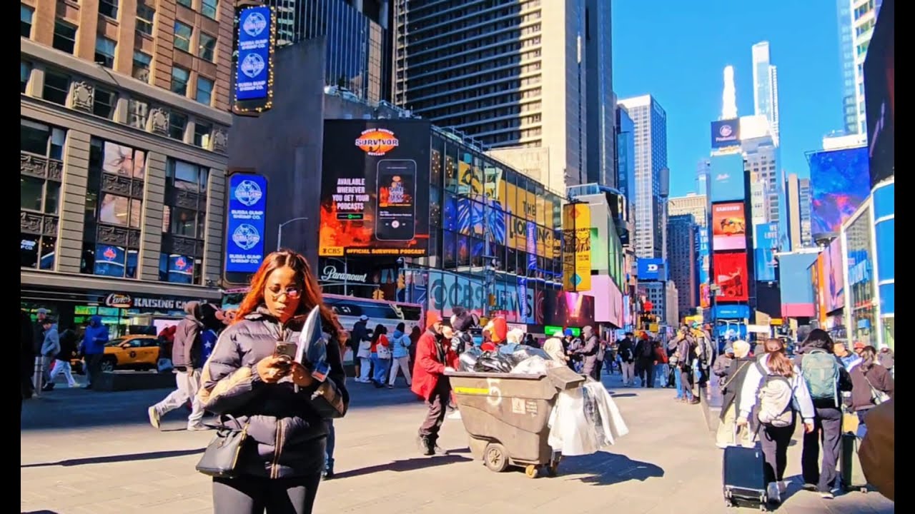 Springtime in Times Square | NYC Walking Tour - YouTube