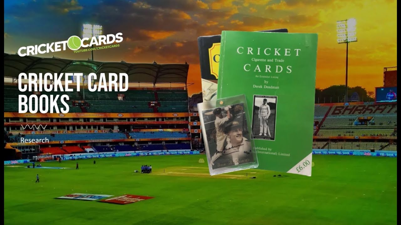 The Best Cricket Card Reference Books - YouTube