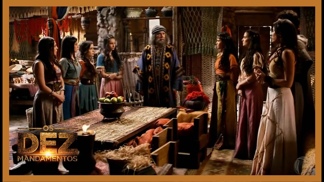 Jetro anuncia o casamento de Moisés e Zípora | OS DEZ MANDAMENTOS - YouTube