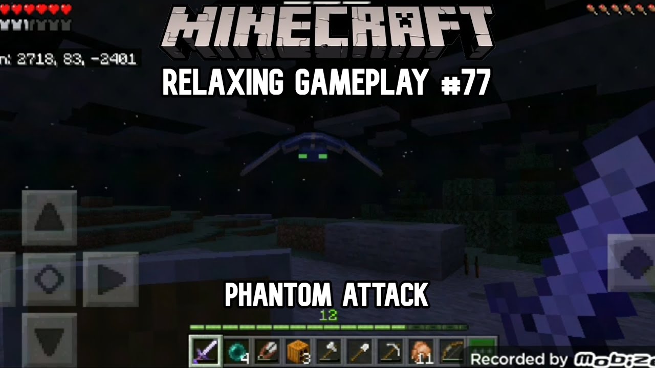 Phantom Attack - Relaxing Minecraft Gameplay #77 - YouTube