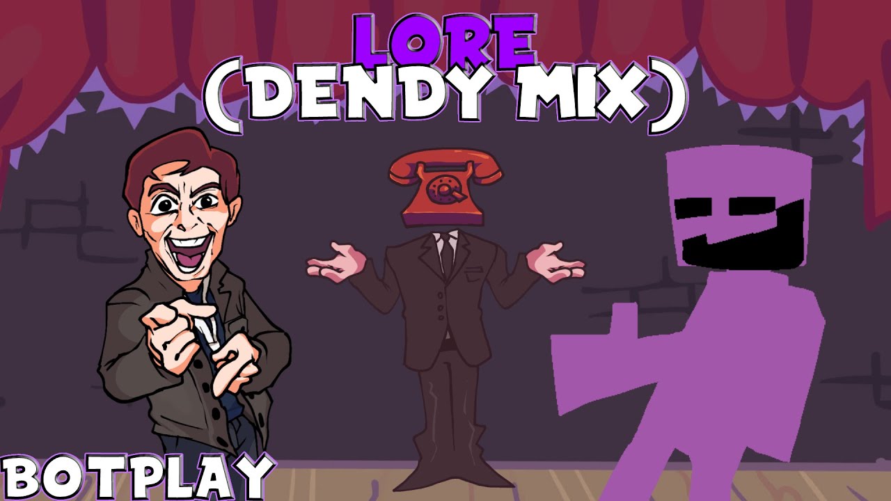 FNF: Lore [Dendy Mix] // Ourple Guy [Botplay] Friday Night Funkin ...
