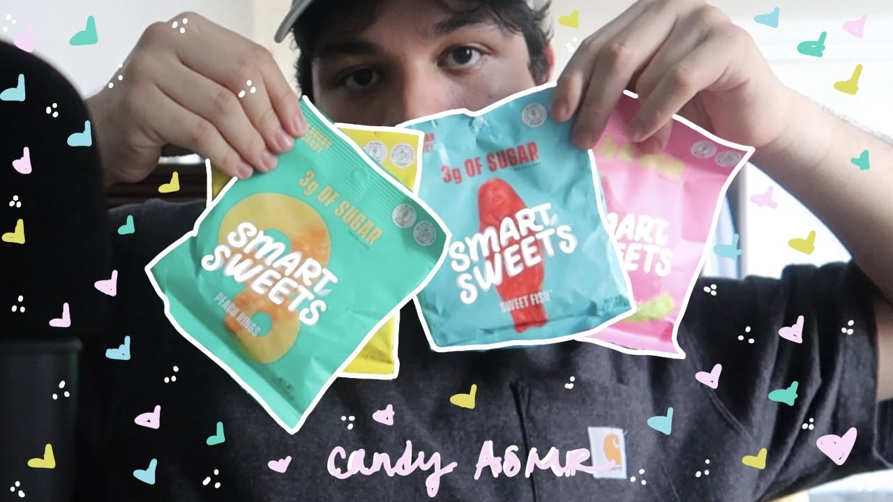 ASMR | Eating Chewy Gummy Candy *special gummies* - YouTube