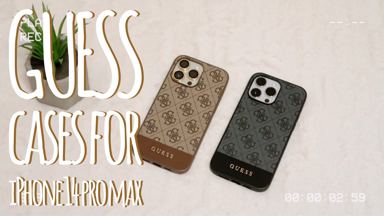 iPhone 14 Pro Max GUESS cases - YouTube