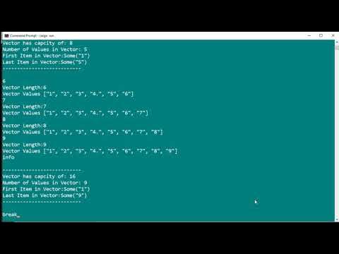 Rust Dynamic Array - YouTube