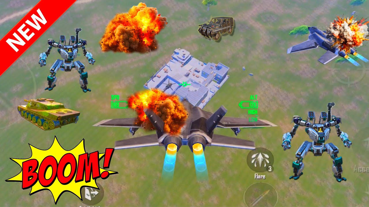 OMG!😱 JET Battles in New PAYLOAD 3.3💥 | Destroying TANK + Robots With ...
