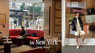 may vlog | balancing my inner homebody with nyc spring energy, ansā coffee, rhode lip, & olio e più