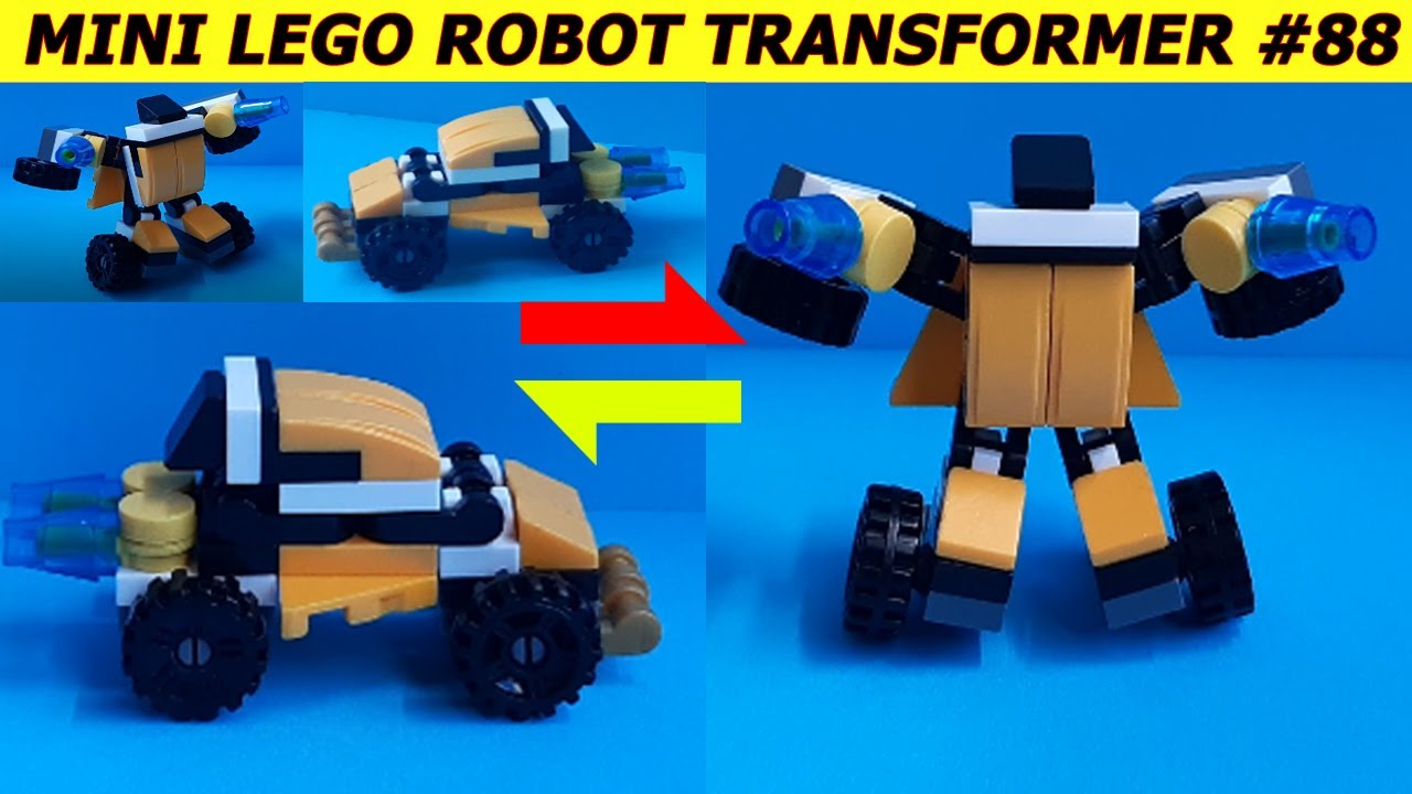 Cách lắp Lego Robot Mini Biến Hình Cực Dễ #88 | Lego Robot Mini ...