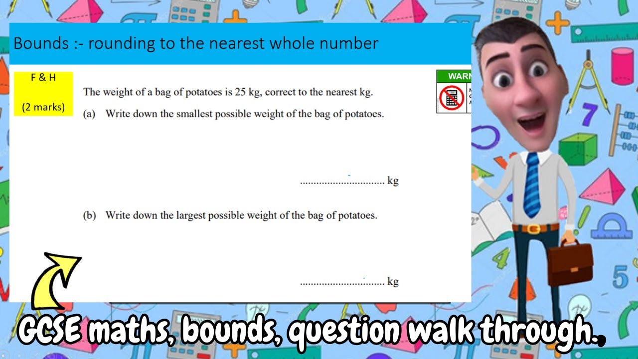 UPPER AND LOWER BOUNDS - GCSE PAST PAPER QUESTION #mathematics #maths # ...