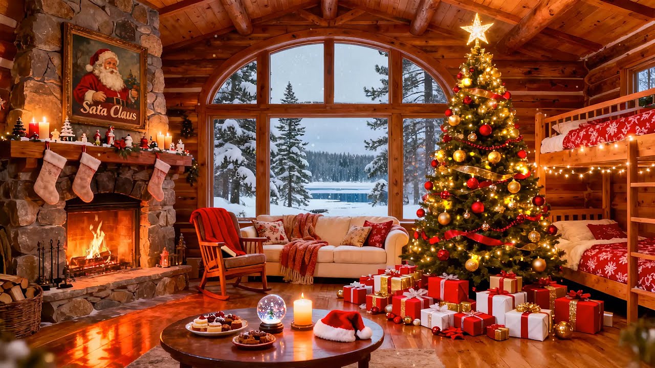Relaxing Christmas Carol Music🎄Quiet and Comfortable Instrumental Music ...