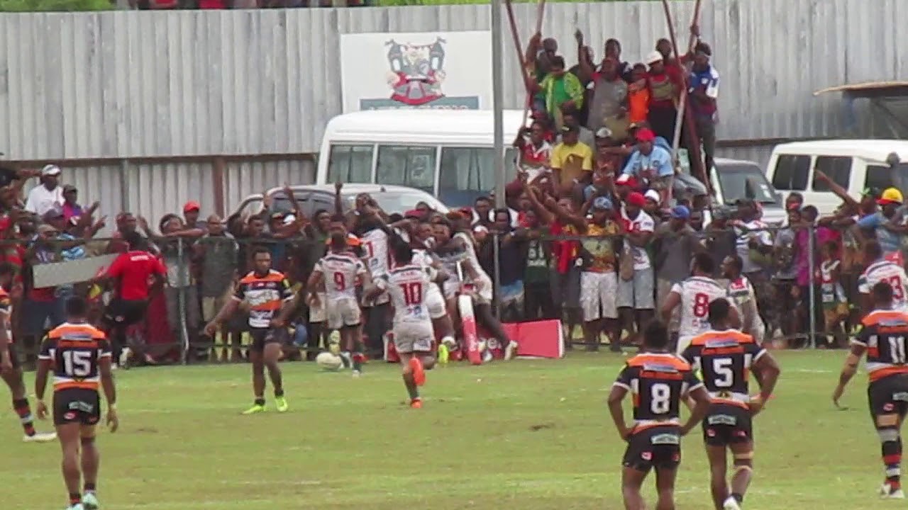 Rabaul Agmark Gurias Vs Lae Snax Tigers 2018[Round 18] Kalabond field ...