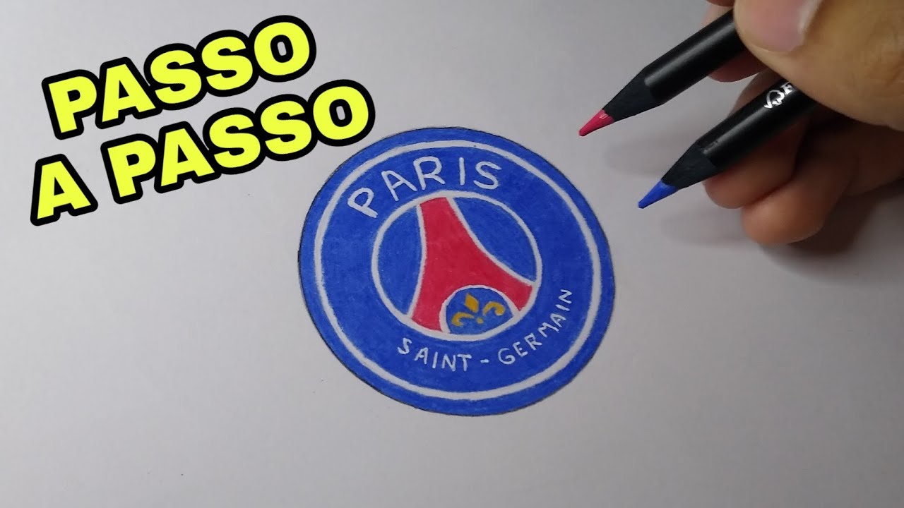 Como desenhar o escudo do PSG (Fácil) | CayArts - YouTube