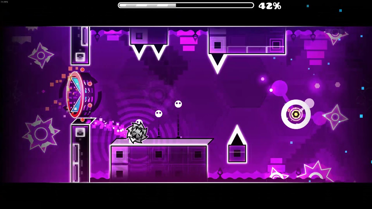 Geometry Dash Just Processing by JustBasic (Medium Demon) - YouTube