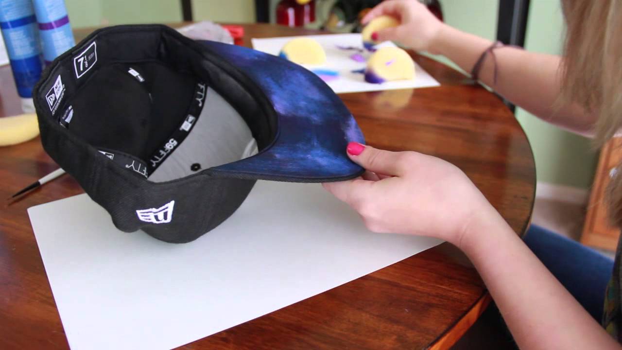 DIY Galaxy Cap - YouTube