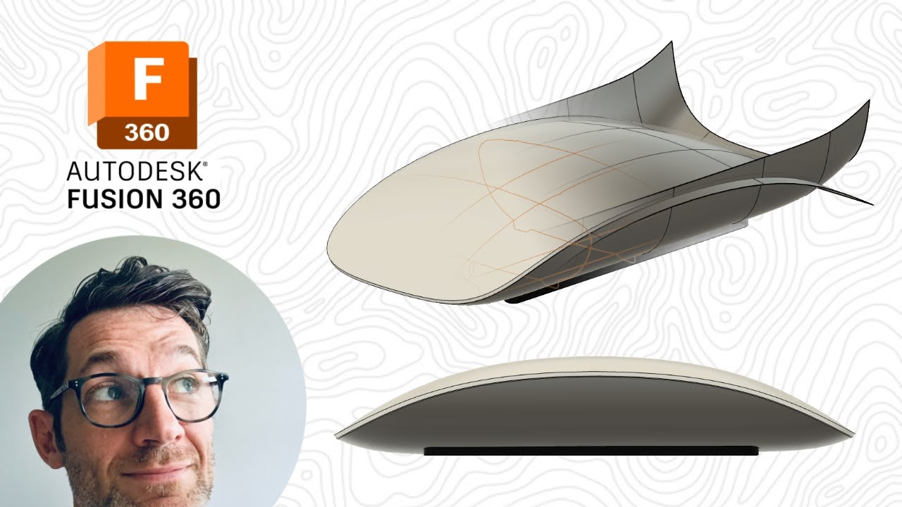 Apple Magic Mouse T-Splines Concept - Fusion360 Modeling - YouTube