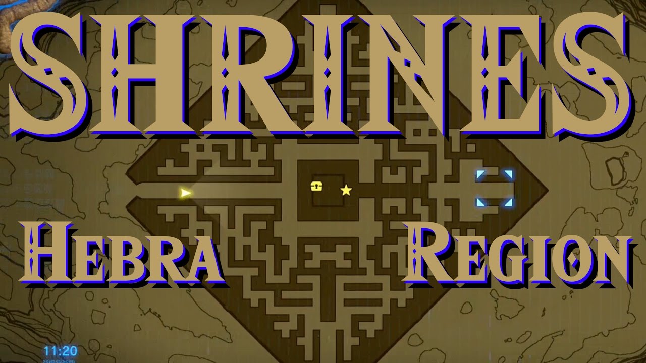 Zelda: Breath of the Wild - All Shrines - Hebra Region - YouTube