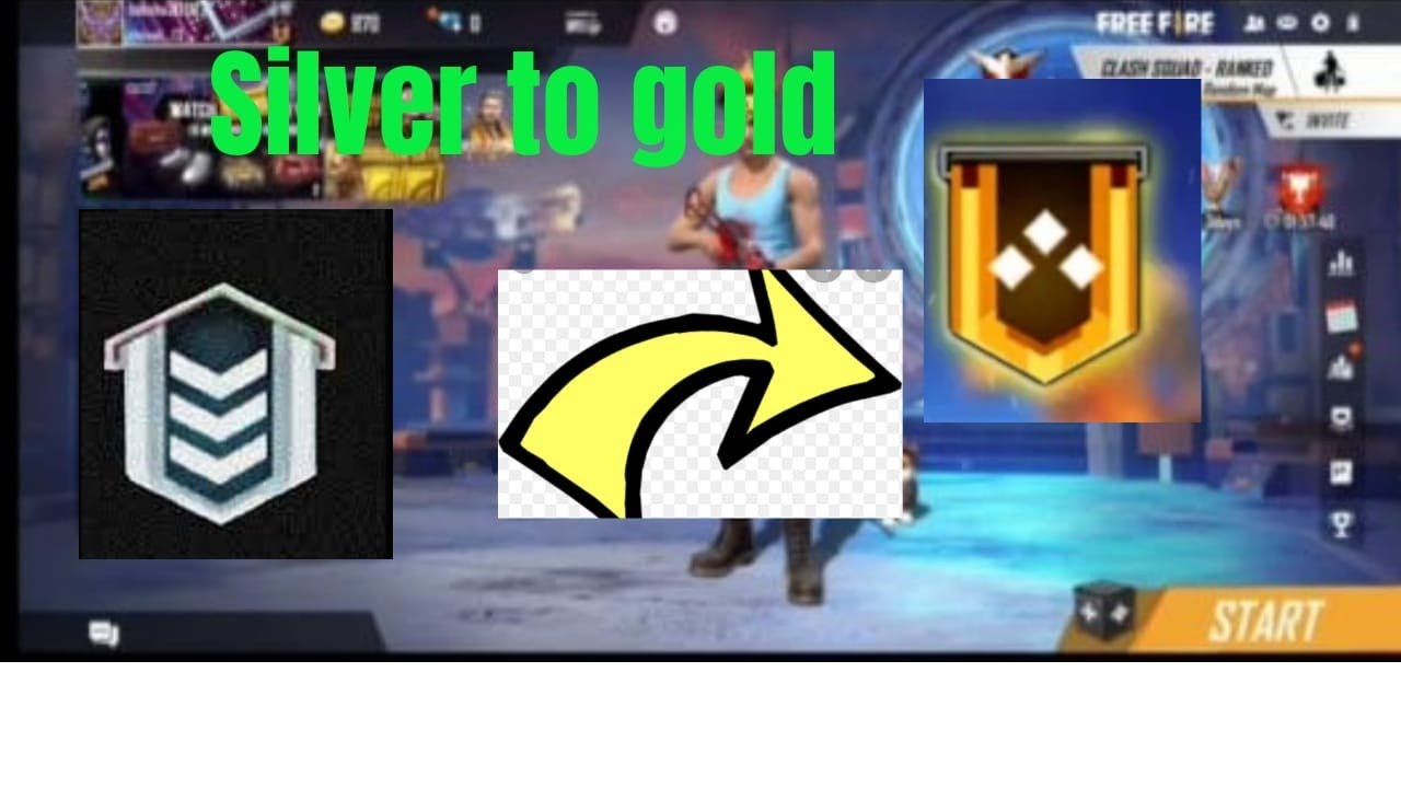 silver to gold free fire || clash squad rank|| death gaming|| - YouTube