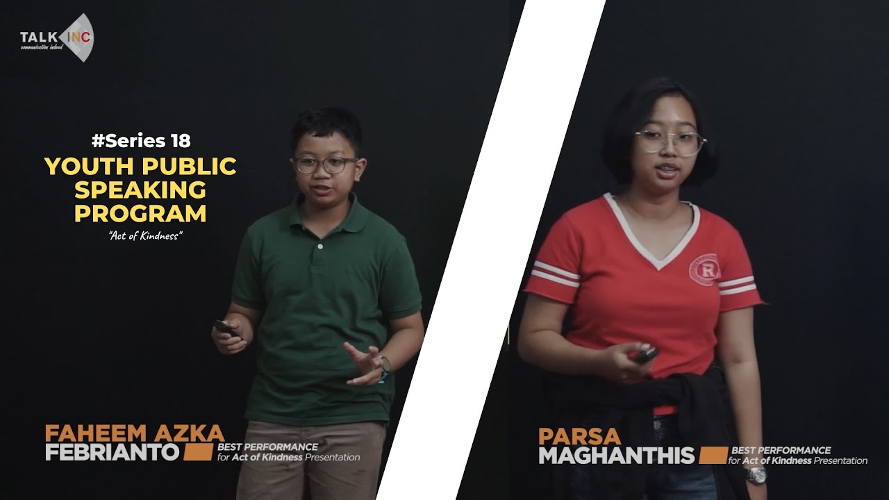 #TALKINC18Humanniversary - TALKINC Youth Public Speaking Program: Act ...