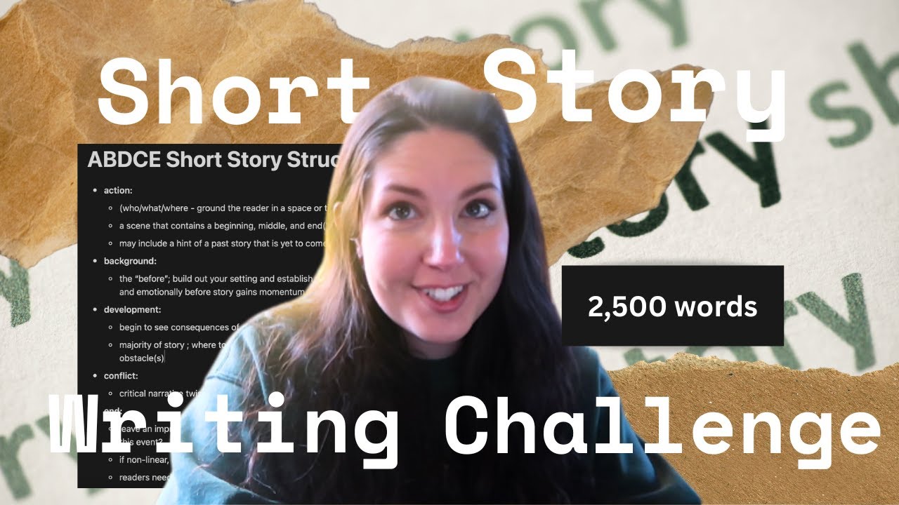 Short Story Writing Challenge writing vlog - YouTube