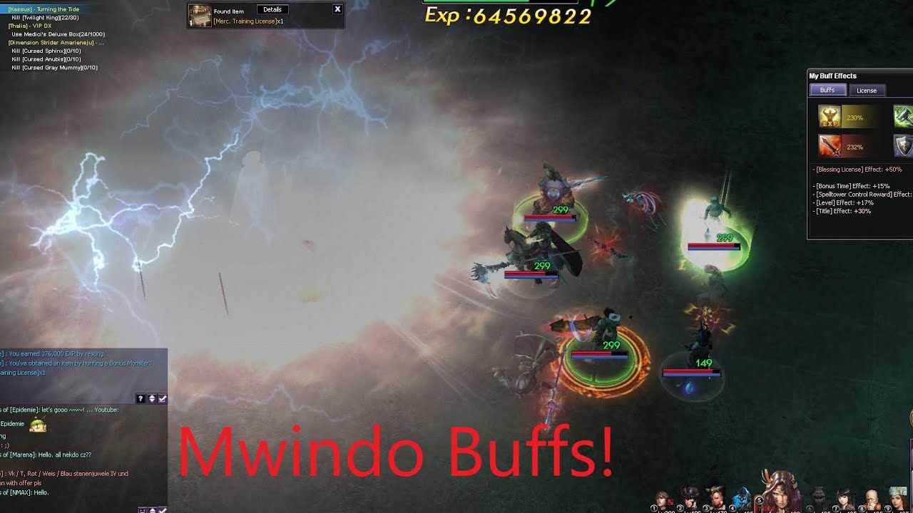 Sorceress (Mwindo) Buffs - Atlantica Online/Global - YouTube