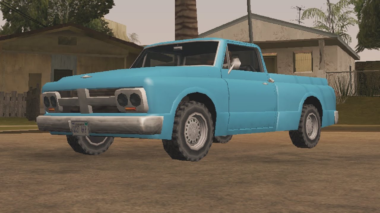 Cruisin' w Slamvan '70 ( GTA San Andreas pick up truck mod ) - YouTube