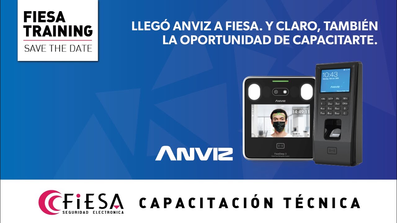Anviz – Técnica: Control de acceso, instalación y conexionado - YouTube