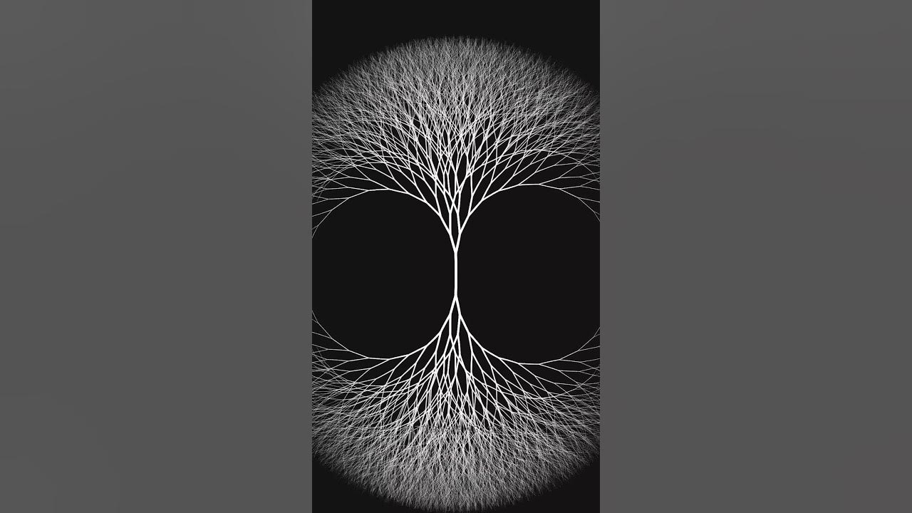 Branching | Creative coding #generativeart #mathart #codeart - YouTube