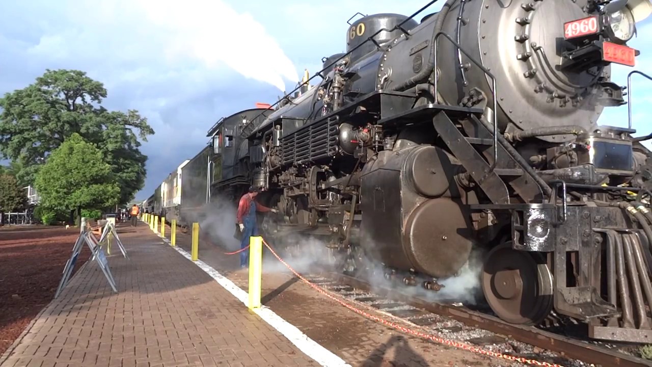 Steam Engine #4960 Arrival - YouTube