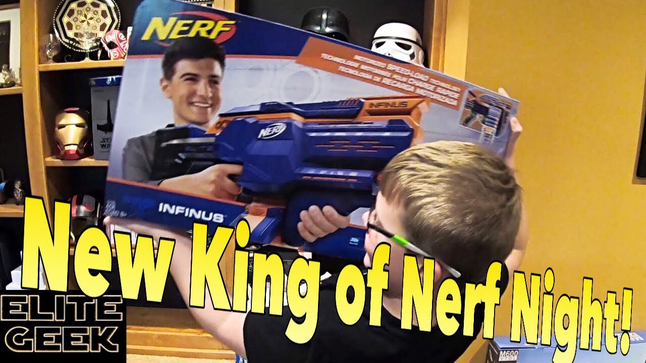 Nerf Infinus Elite Blaster | The auto loading Nerf Gun - YouTube