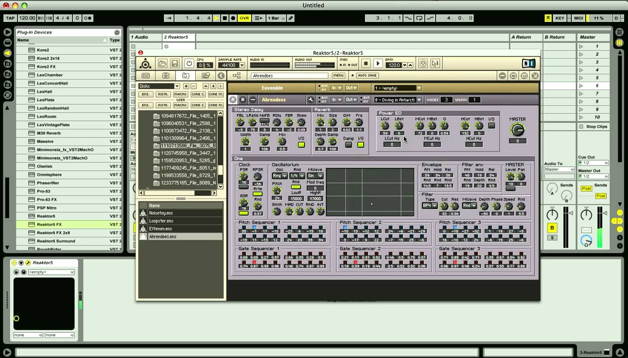 Native Instruments REAKTOR 5 - Crazy Ensemble AHRENDEES (Free!) - YouTube
