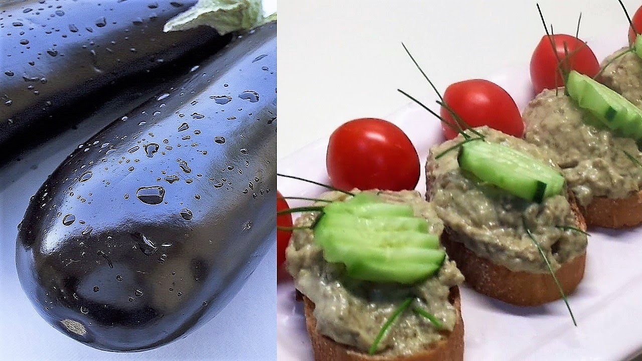 Roasted Eggplant Paté for Canapé | Dips and Spread recipes | Italian ...