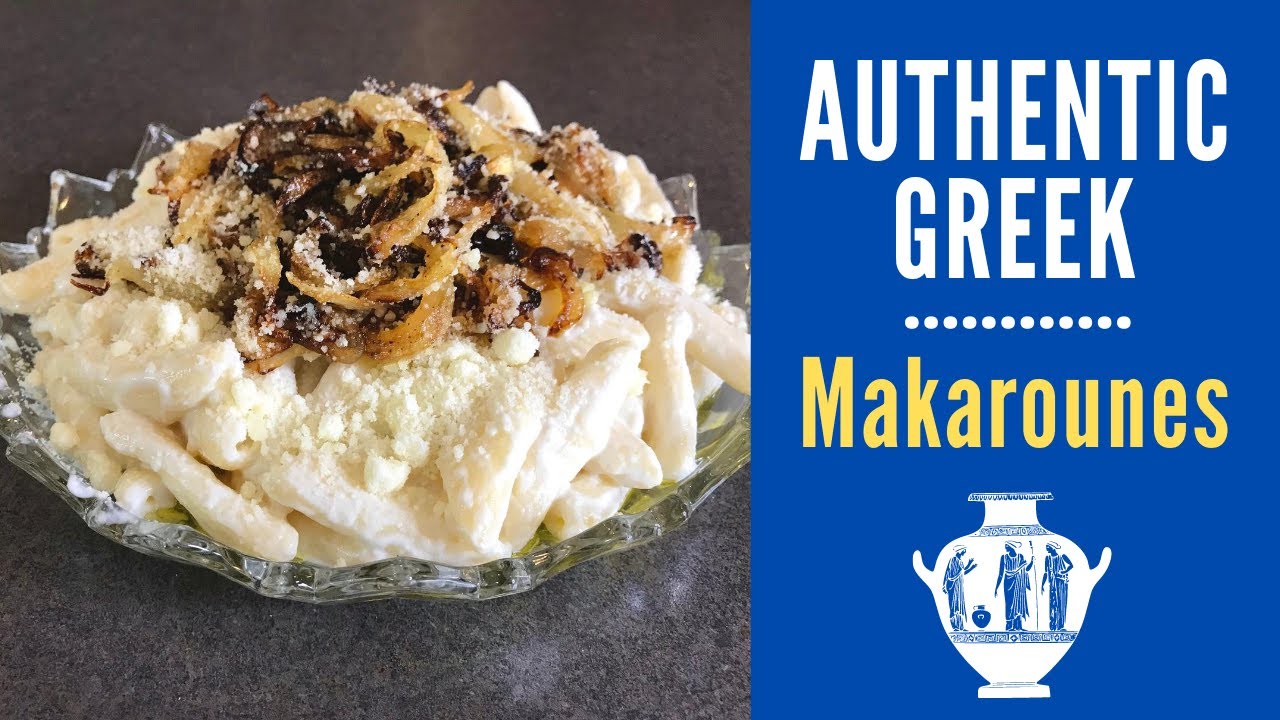 MAKAROUNES RECIPE | Karpathian Pasta Dish | Karpathos | Traditional ...