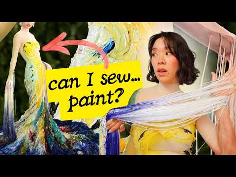 sewing things I can’t afford: MET GALA (yes the painted one)