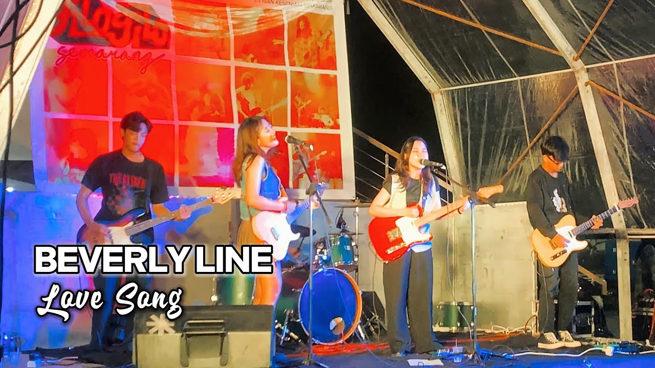Beverly Line - Love Song || Live at Gilo-Gilo Semarang 2024 - YouTube