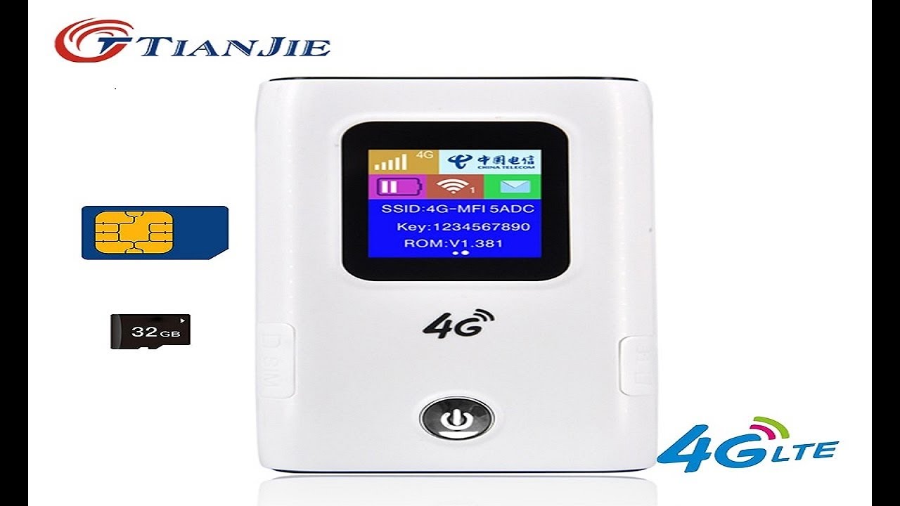 Portable 4G wifi router 3G 4G Lte wifi Wireless router 5200mAh - YouTube