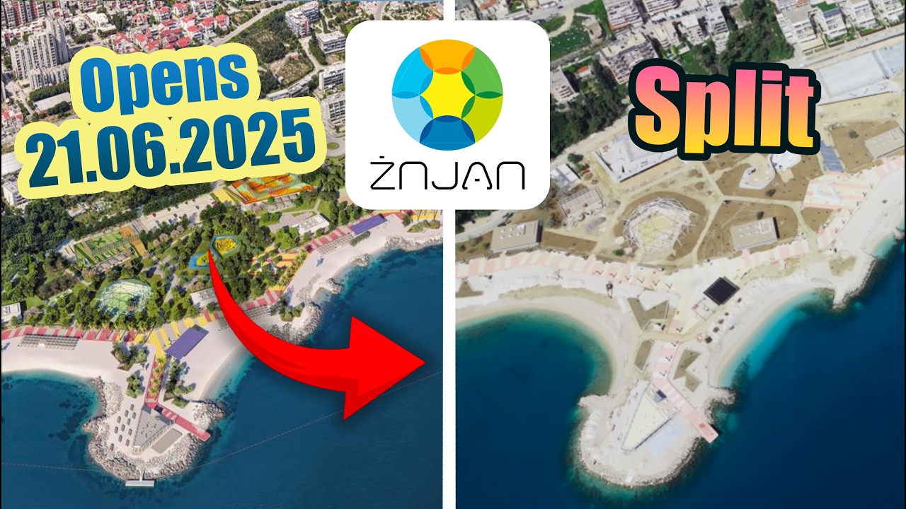 Znjan - Transformation of Split’s best beach - Opens on 21.06.2025 ...