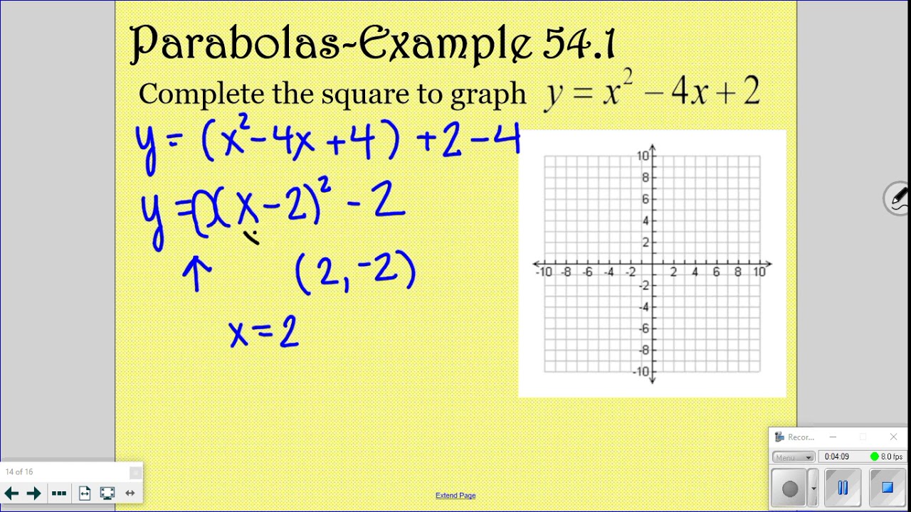 Saxon Pre Calc Lesson 54 - YouTube