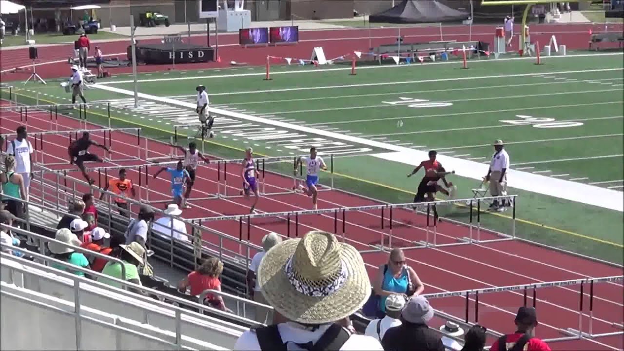 2014 USATF Junior Olympics 110M Hurdles - Wesley Watkins Jr - YouTube