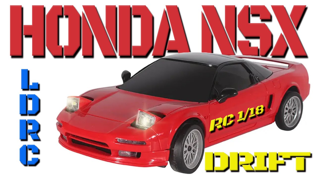 Honda NSX LDRC 1803 RTR 1/18 2 4G RWD RC Car NSX Drift Gyro LED ...