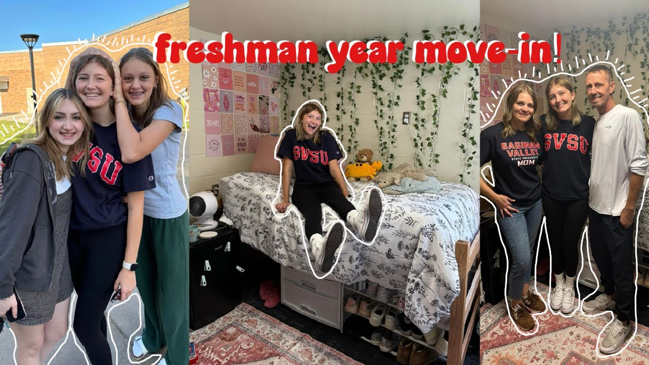freshman year move-in! - YouTube