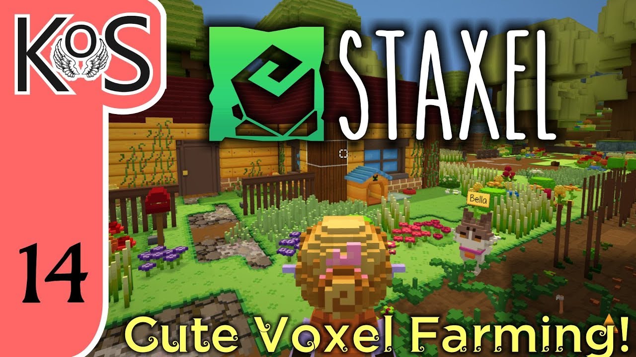 Staxel Ep 14: SPRINKLERS AT LAST! - Early Access Voxel Farming - Let's ...