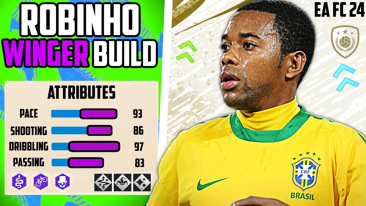 STEPOVERS KING BEST PRIME ROBINHO WINGER BUILD EA FC 24 Pro Clubs - YouTube