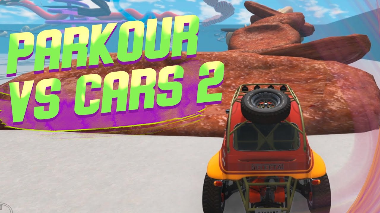 Food driving by car new parkour track BeamNG.drive - YouTube